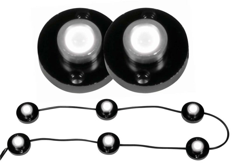 ANZO Bed Rail Lights Universal LED Heavy Duty 6 Pod LED Bed Rail/Rock ...